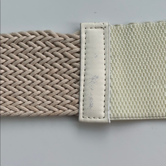Accessories | Wide Cream Belt | Poshmark